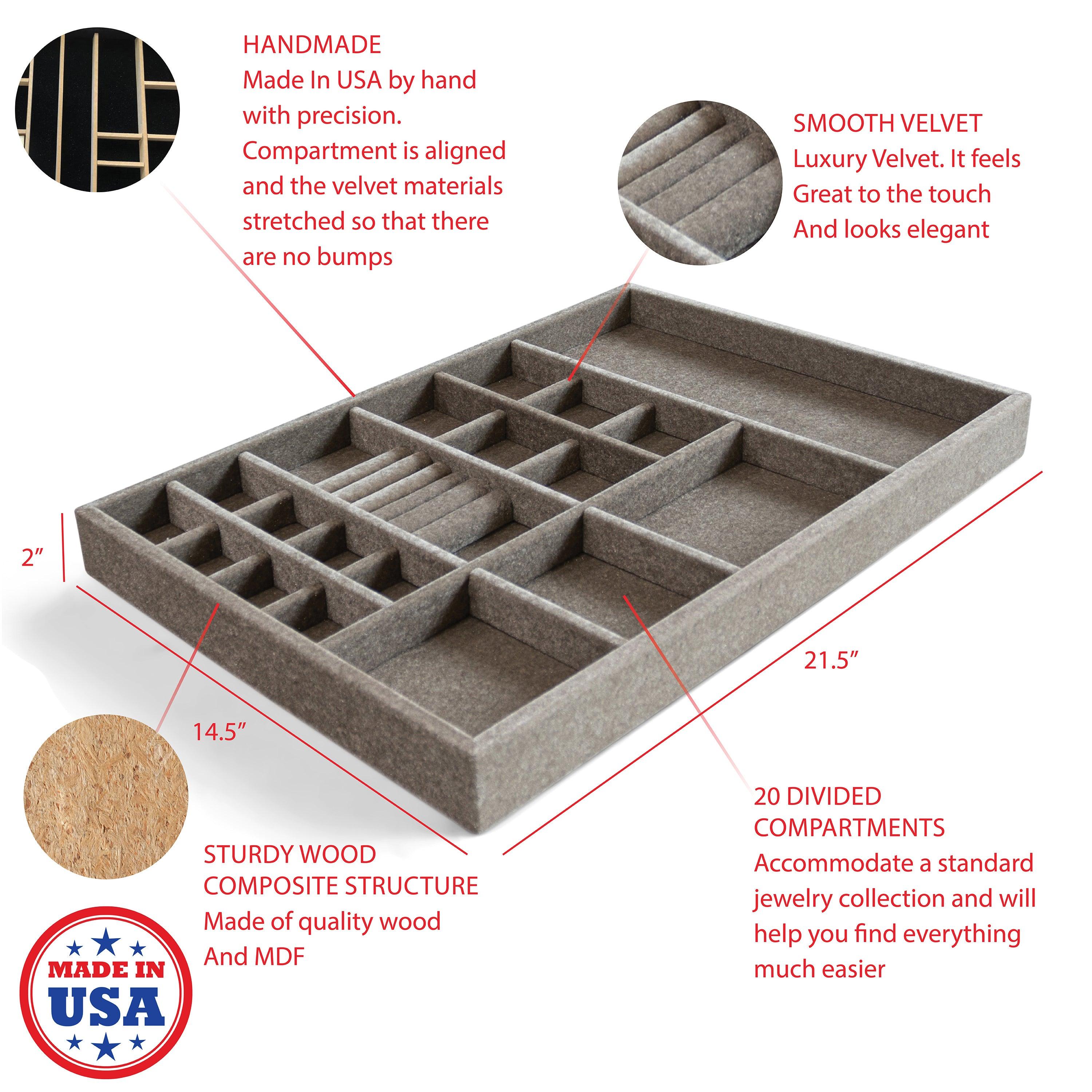 Custom Luxury Jewelry Drawer Inserts - Beauty By Eden